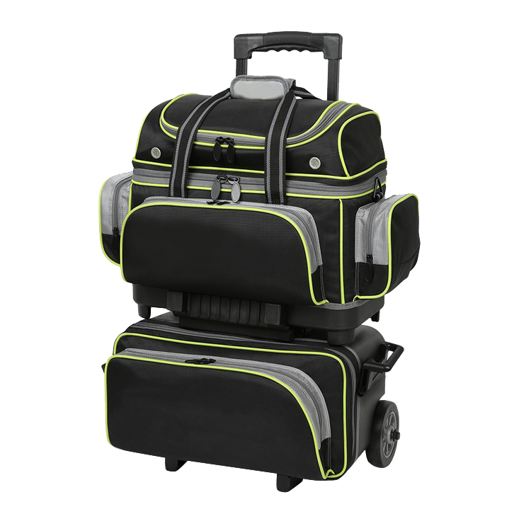 Fashion Sport Tote Trolley Roller 4 Ball Bowling Bag with Wheels (EP ...